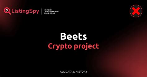 Beets Crypto Project Beets Token Listings Events Analysis Listingspy