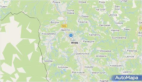 Mapa Wisła Wisła Na Mapie Targeo