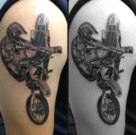 65 Tatouages De Motocross Motos Casques Etc