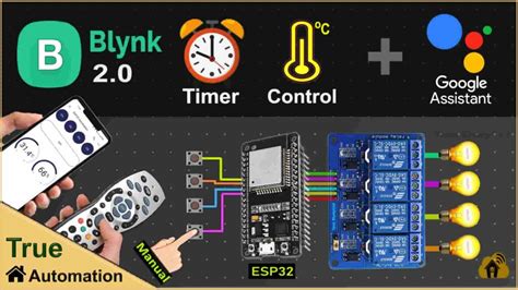 Iot Project Using Esp32 With Blynk Automation 2025