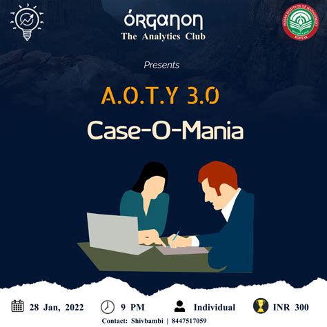 Organon The Analytics Club Iim Rohtak Greetings From Organon The