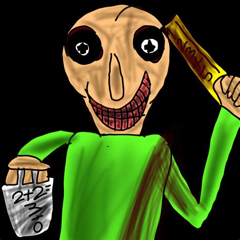 My Horror Baldi Art By Robloxanashbro5ev On Deviantart