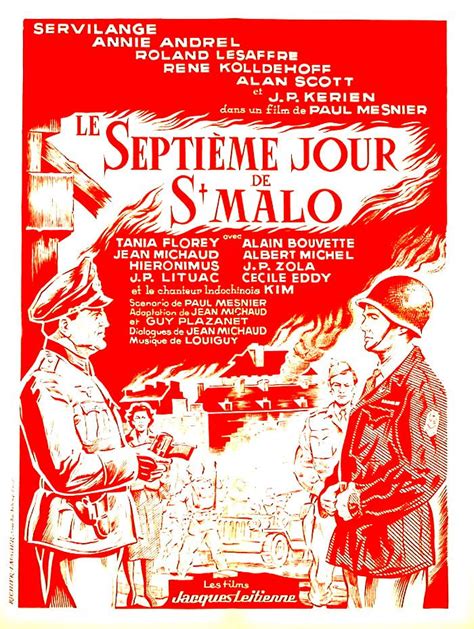 Le septième jour de Saint Malo 1960 The Poster Database TPDb