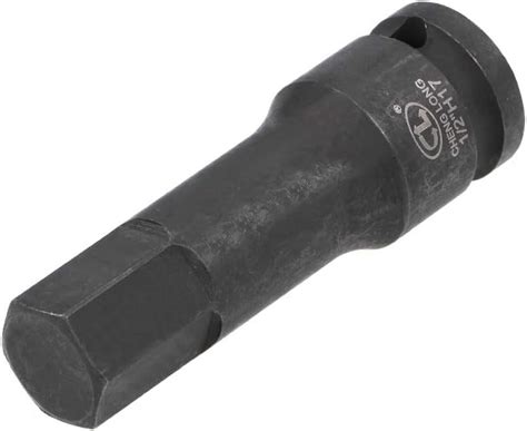 Ghrtgr 1 2 Drive X H17 17mm Impact Hex Bit Socket Metric 3 Length Cr Mo Steel Use With