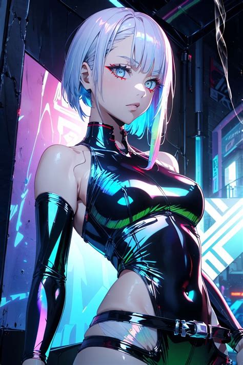 Lucy Cyberpunk Edgerunners Em 2024 Cyberpunk Ilustrações Anime