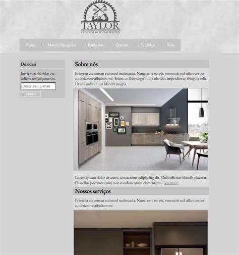 Github Felipepuertataylor Custom Woodworking Site Fictício