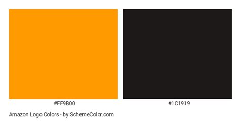 Amazon Logo Color Scheme Black