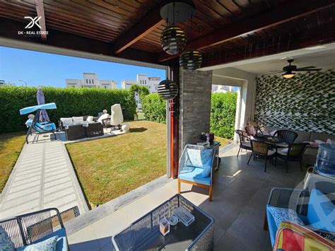 شاليه للبيع ارضي بجاردن في امواج في منتجع أمواج 1 الأهلي صبور عقارماب