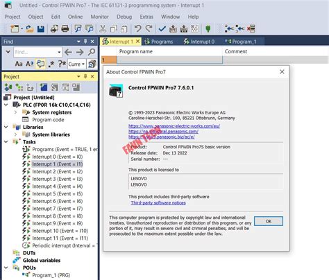 Download Fpwin Pro Ver 76 Phần Mềm Lập Trình Plc Panasonic
