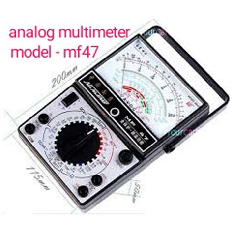 Nanjing Mf47 Mf 47 Analog Multi Meter 5 Big Display Retail Box