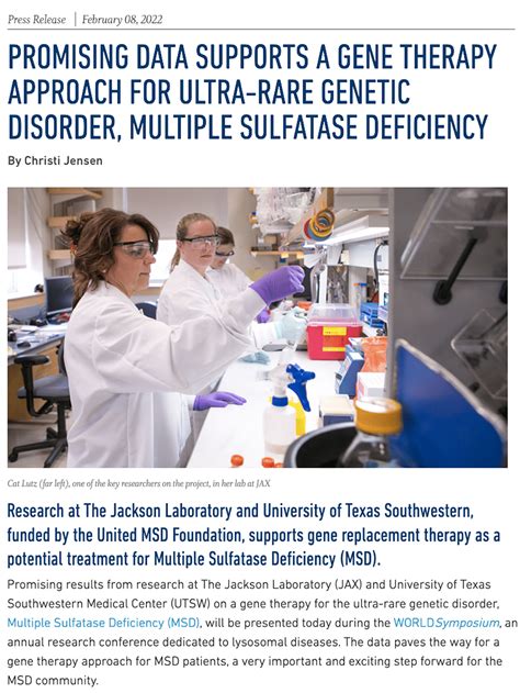 Jax Article United Msd Foundation