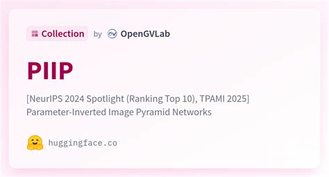 Piip A Opengvlab Collection