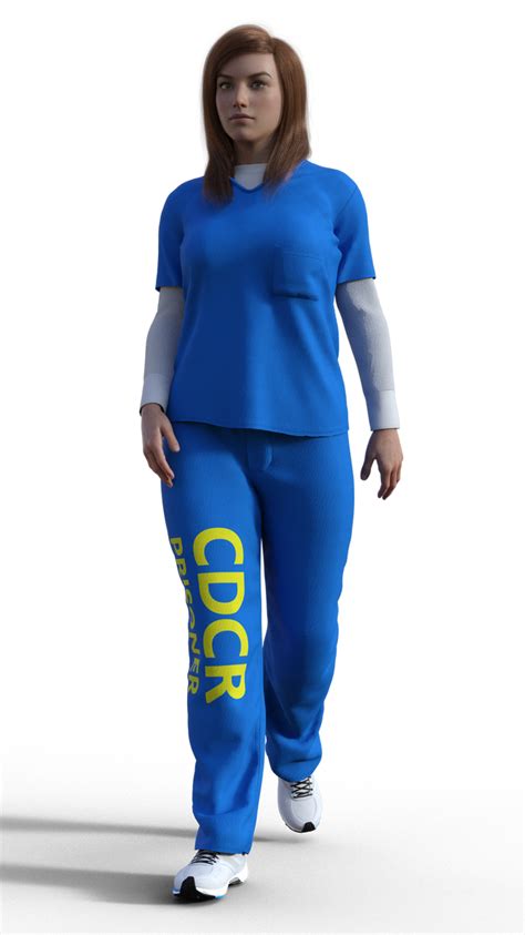 Cdcr Blue Uniform Front By Longjohnsilver10 On Deviantart