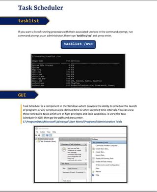 Windows Incident Response CheatSheet Pptx Operating Systems Computer Software And Applications