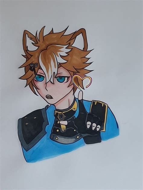 Gorou Fanart Captivating Anime Character Drawing
