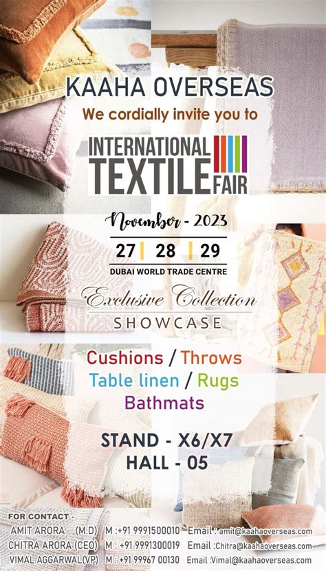 Vimal Mohan Aggarwal On Linkedin We Request Our All Middle East Customers To Visit Our Stand In