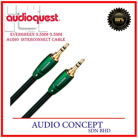 Audioquest Evergreen 3 5mm 3 5mm Interconnect Cable 1 5meter Audio