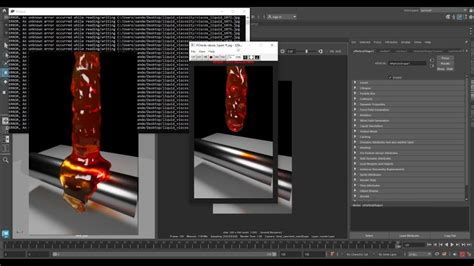 Viscous Liquid with Maya Nparticles - YouTube