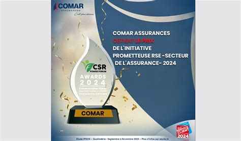 Comar Assurances Obtient Le Prix De Linitiative Prometteuse Rse