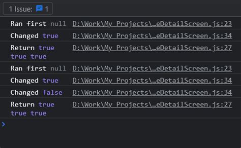 Javascript React I Want To Run A Function When The Component