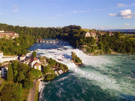 Rheinfall Stock Photo Image Of Rhein Flowing Nature 121860182