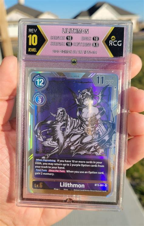 Toys And Hobbies Toys Ccg Individual Cards Lilithmon Alt Art Digimon Tcg