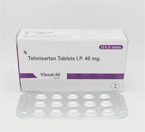 Telmisartan 40 Mg Tablet At ₹ 1100box Telmisartan Tablets In