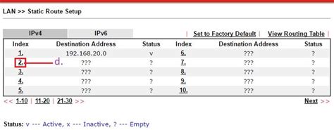 how to configure lan to lan static route using draytek routers