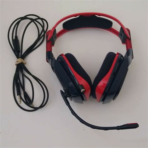 Astro Tr Tournament Ready A40 Red Gaming Headset Wired With Mic Ebay