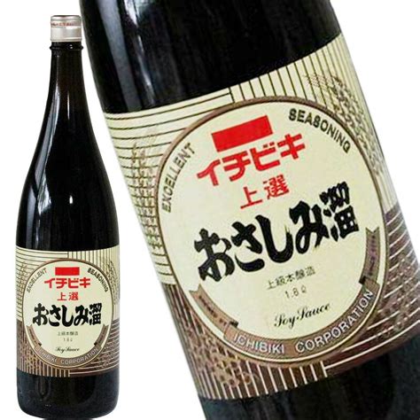 【楽天市場】イチビキ 超特選 おさしみ溜 超特選本醸造 18l 1800ml 瓶 1ケース 6本入り 調味料 しょうゆ 食品 送料無料
