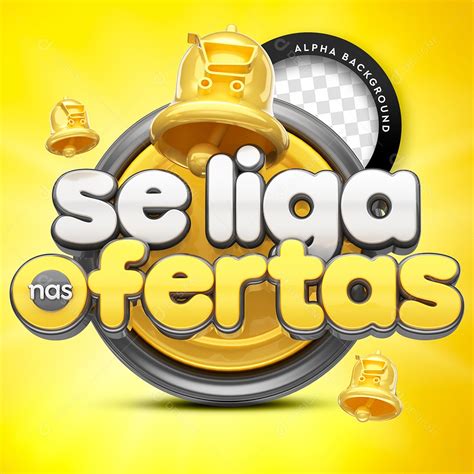 Selo 3d Para Composição Se Liga Nas Ofertas Psd Download Designi