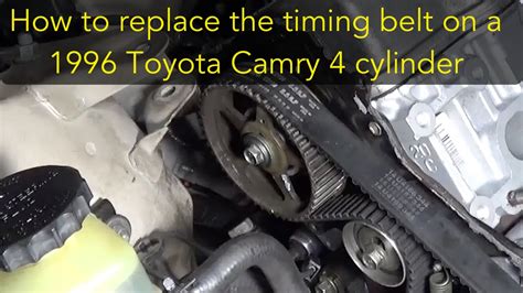 How To Replace Timing Belt Toyota Camry 5S FE Engine Atelier Yuwa Ciao Jp