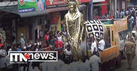 ශ්‍රී ලංකාවේ විශාලතම ලෝහමය සමන් දේව ප්‍රතිමාව කල්ප රුක්ෂ විහාරස්ථානයේ තැන්පත් කිරීම හෙට Itn