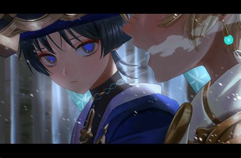 Scaramouche Aether And Wanderer Genshin Impact Drawn By The Ofus Danbooru