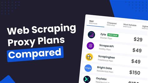 Datacenter And Residential Proxy Provider Comparison Tool For Web Scraping Rscrapy
