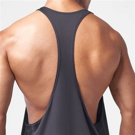 Ae Essential Gym Stringer Black Gym Stringers Men Squatwolf