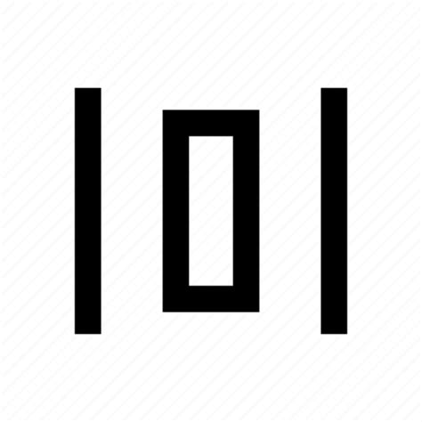 Space Between Center Align Icon Download On Iconfinder