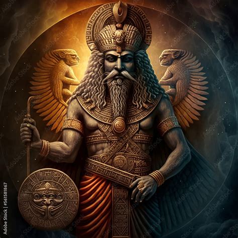 Ancient Sumerian Mythology Enki Ancient Sumerian Mythological God