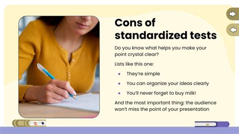 The Pros And Cons Of Standardized Testing Google Slides