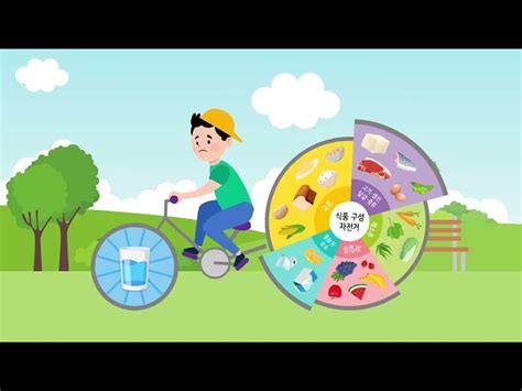 식품 구성 자전거 출처 보건복지부 한국영양학회