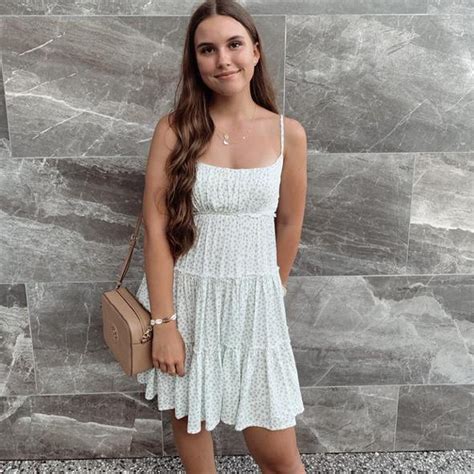 Super Cute Floral Green Mini Dress Super Soft Depop