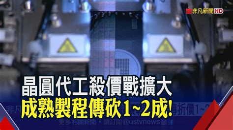 只要投片 價錢可談晶圓代工成熟製程殺價戰擴大傳最高砍2成 專家毛利率止跌回升恐要等q3｜非凡財經新聞｜20230306