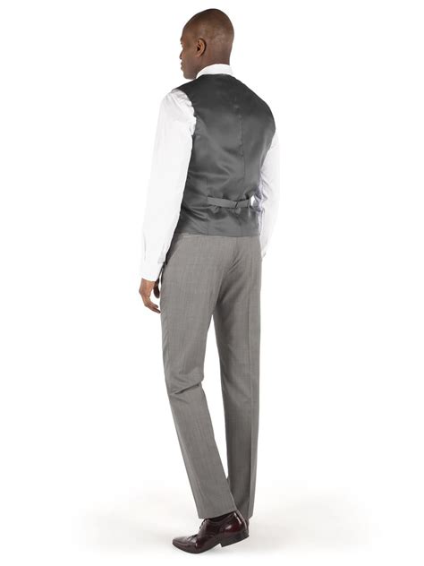 Gibson London Silver Grey Waistcoat