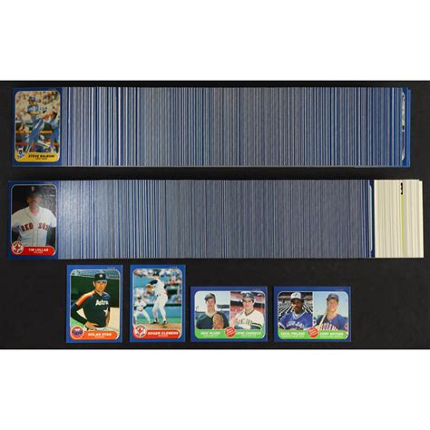 1986 Fleer Baseball Complete Set Of 660 Cards With Jose Canseco 649
