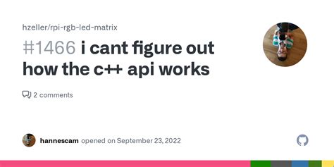 I Cant Figure Out How The C Api Works · Issue 1466 · Hzellerrpi Rgb