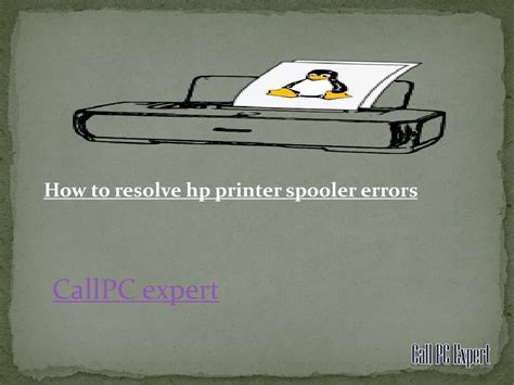 Ppt How To Resolve Hp Printer Spooler Errors Powerpoint Presentation