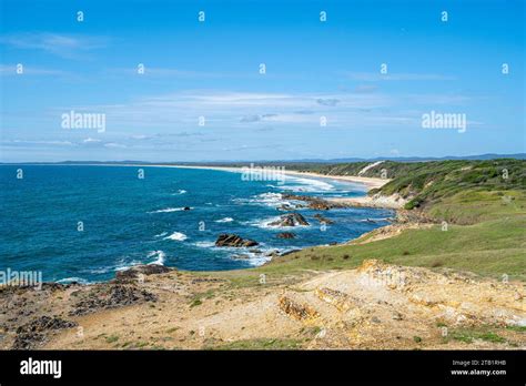 Sandy Beach Part Of Yuraygir Coastal Walk Stretching South From Brooms