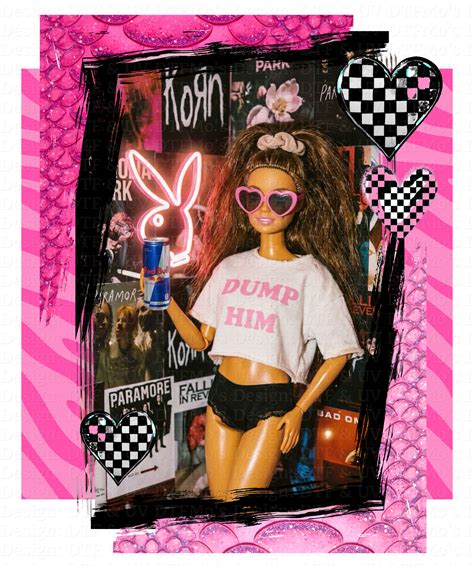 Burnt Out Barbie Collab 24 Single Sheet Dtf Transfer 2 Mama Mos Place