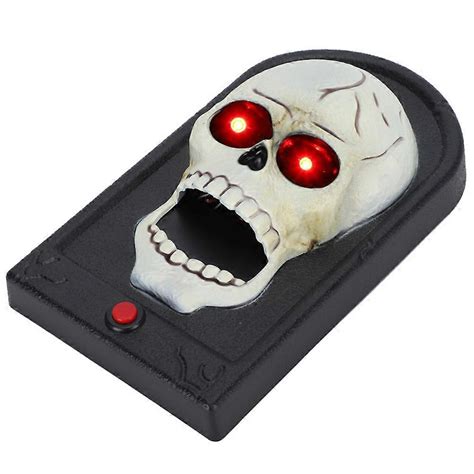 Halloween Creepy Skull Door Bell Haunted House Theme Party Door Bell