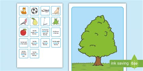 Preposition Tree Game Teacher Made Twinkl